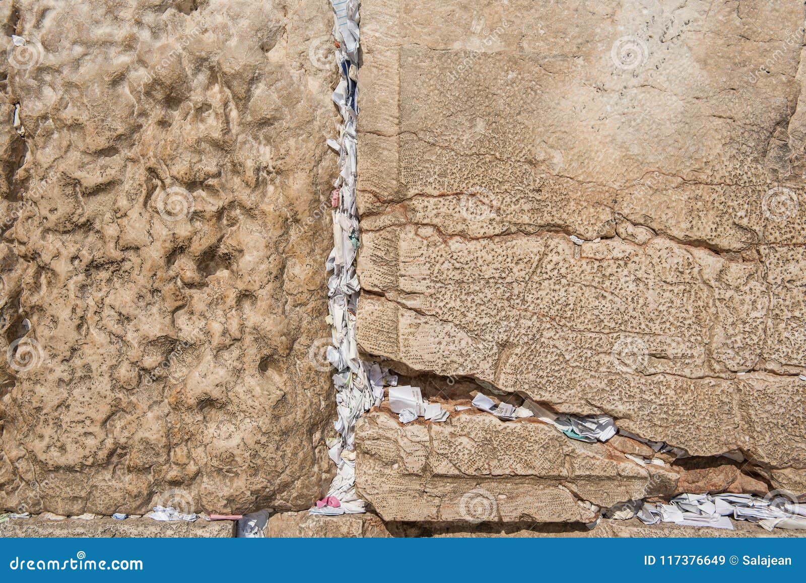 Placing Notes, Western Wall, Jerusalem Editorial Stock Image - Image of ...
