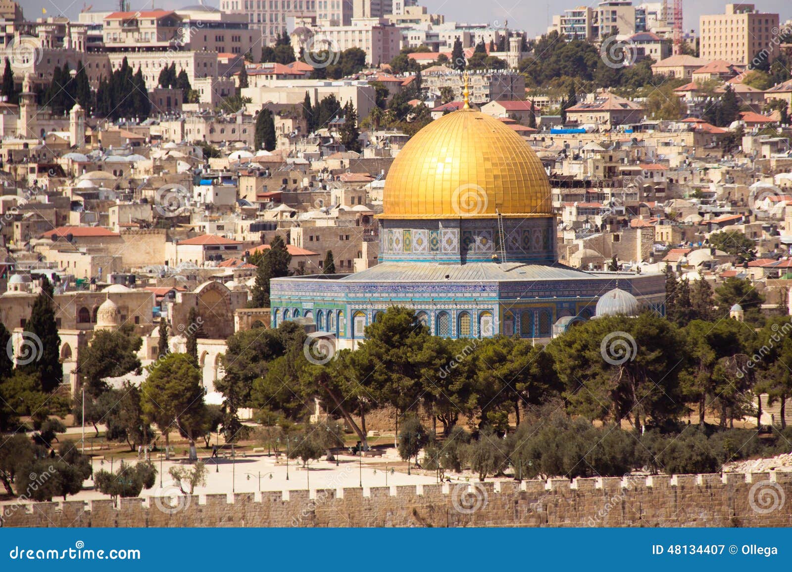 Jerusalem, Israel, Moschee EL-Aqsa Auf Tempelberg Stockbild - Bild von ...