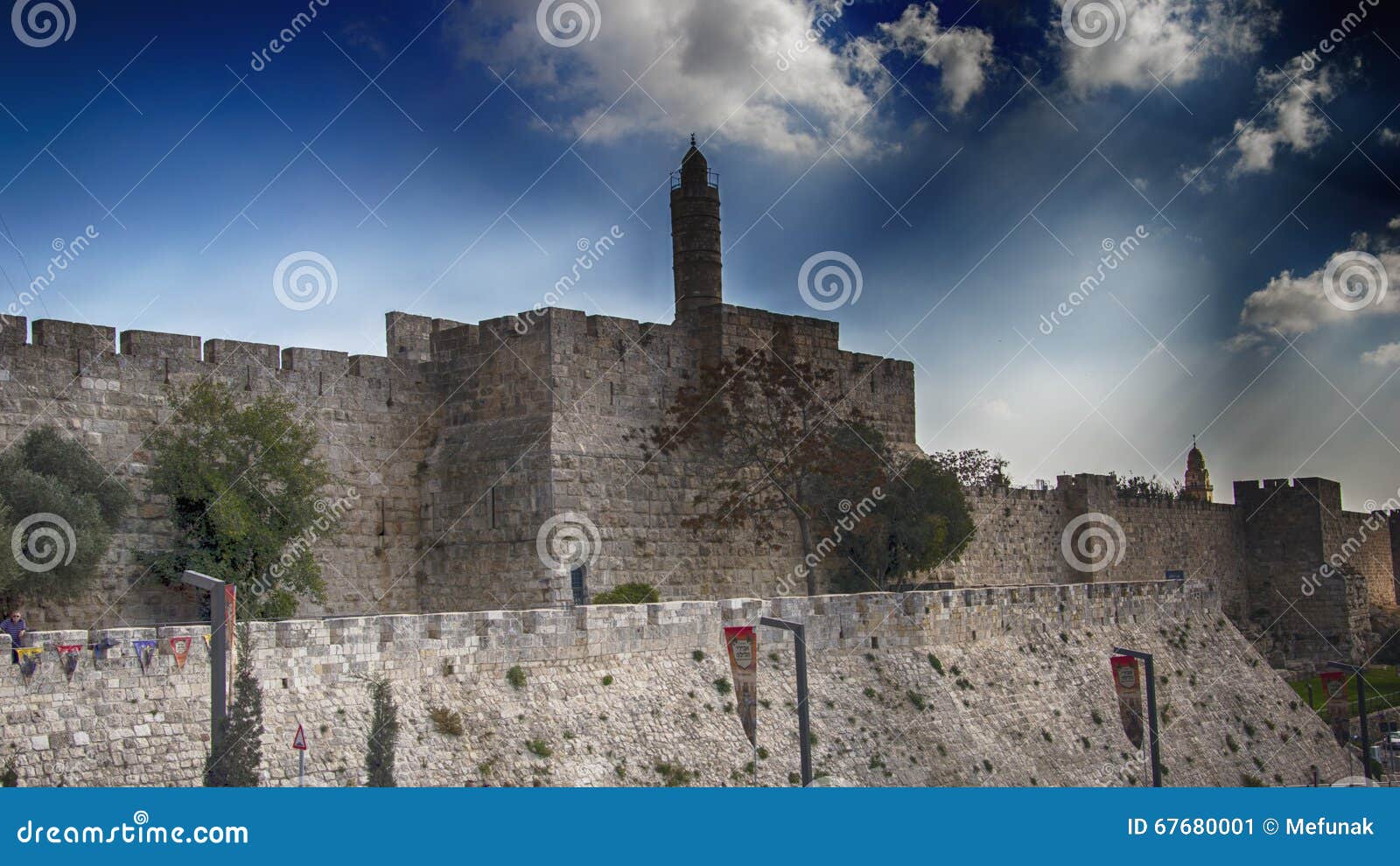 Jerusalem,Israel, the Old City Walls Stock Image - Image of walln ...