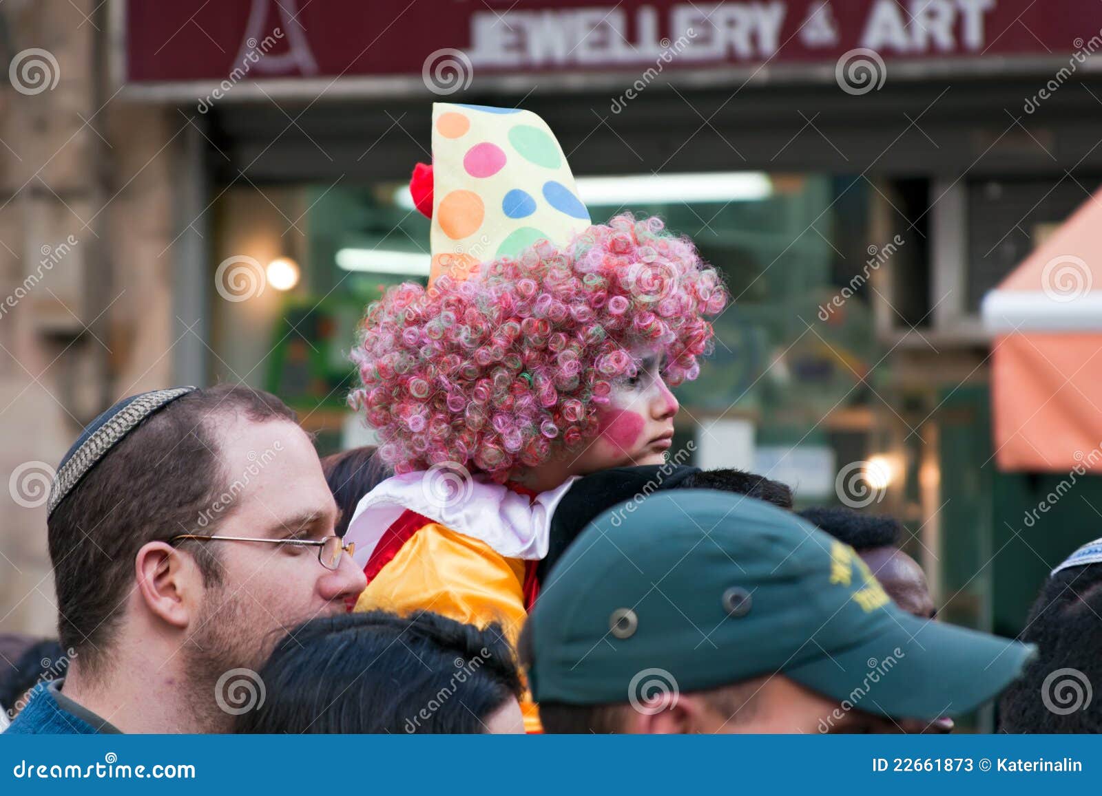 Jerusalem, Israel - Purim Carnival. Editorial Stock Photo - Image of ...