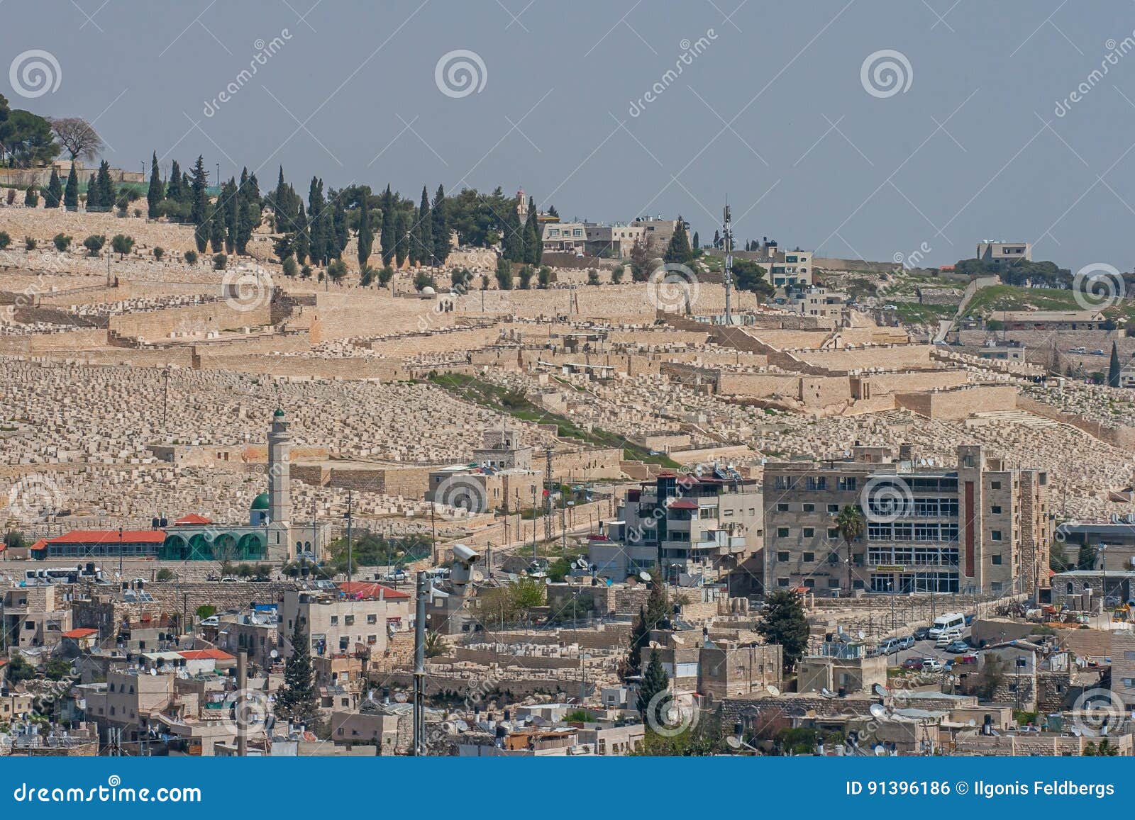 Jerusalem, Israel, View of the City Stock Photo - Image of architecture ...