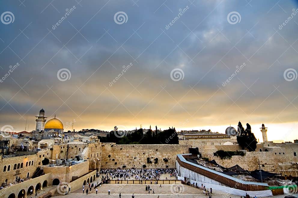 Jerusalem Landscape stock photo. Image of arch, jewish - 3302570