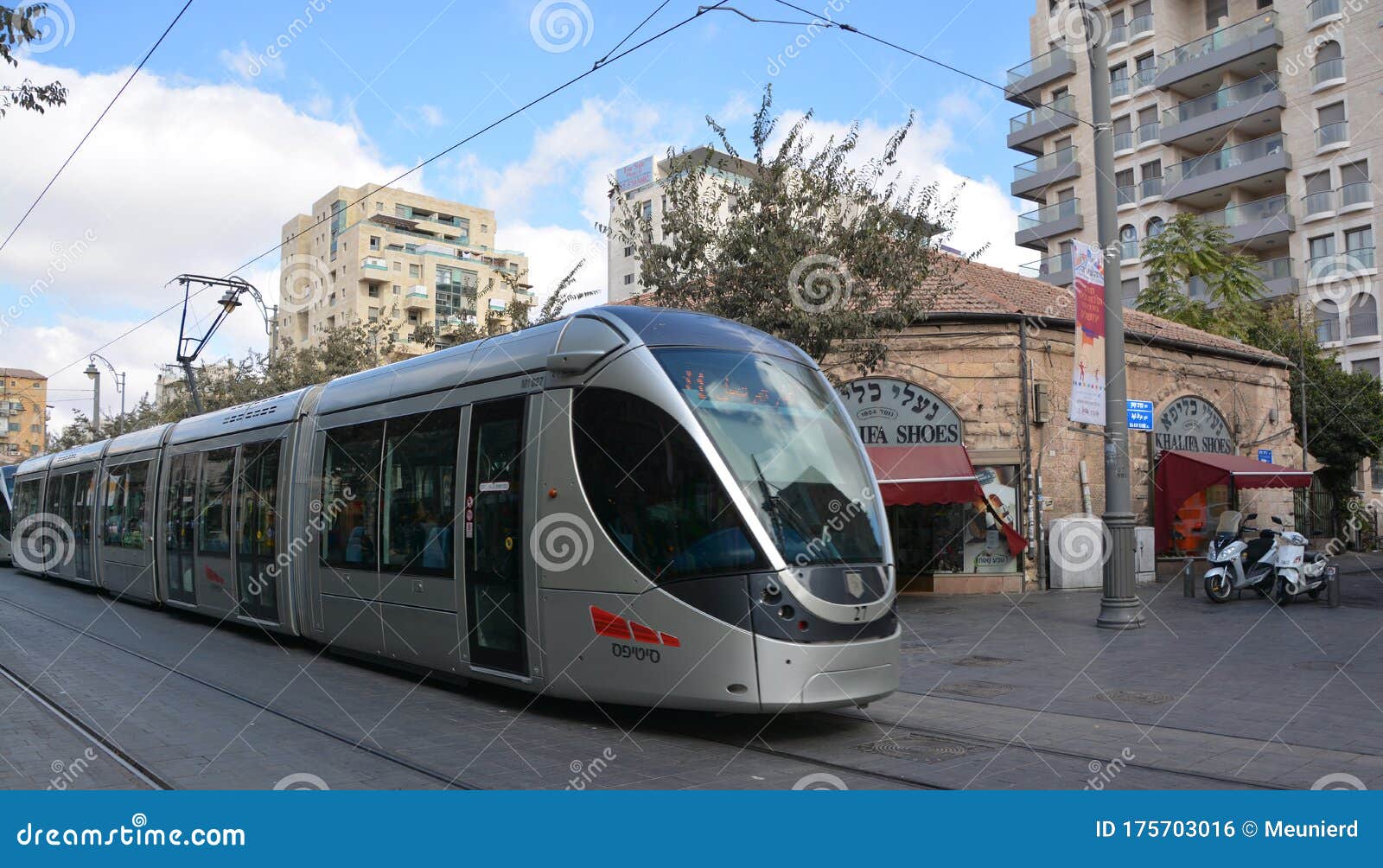 The Jerusalem Light Rail is a Light Rail System in Jerusalem. Editorial ...