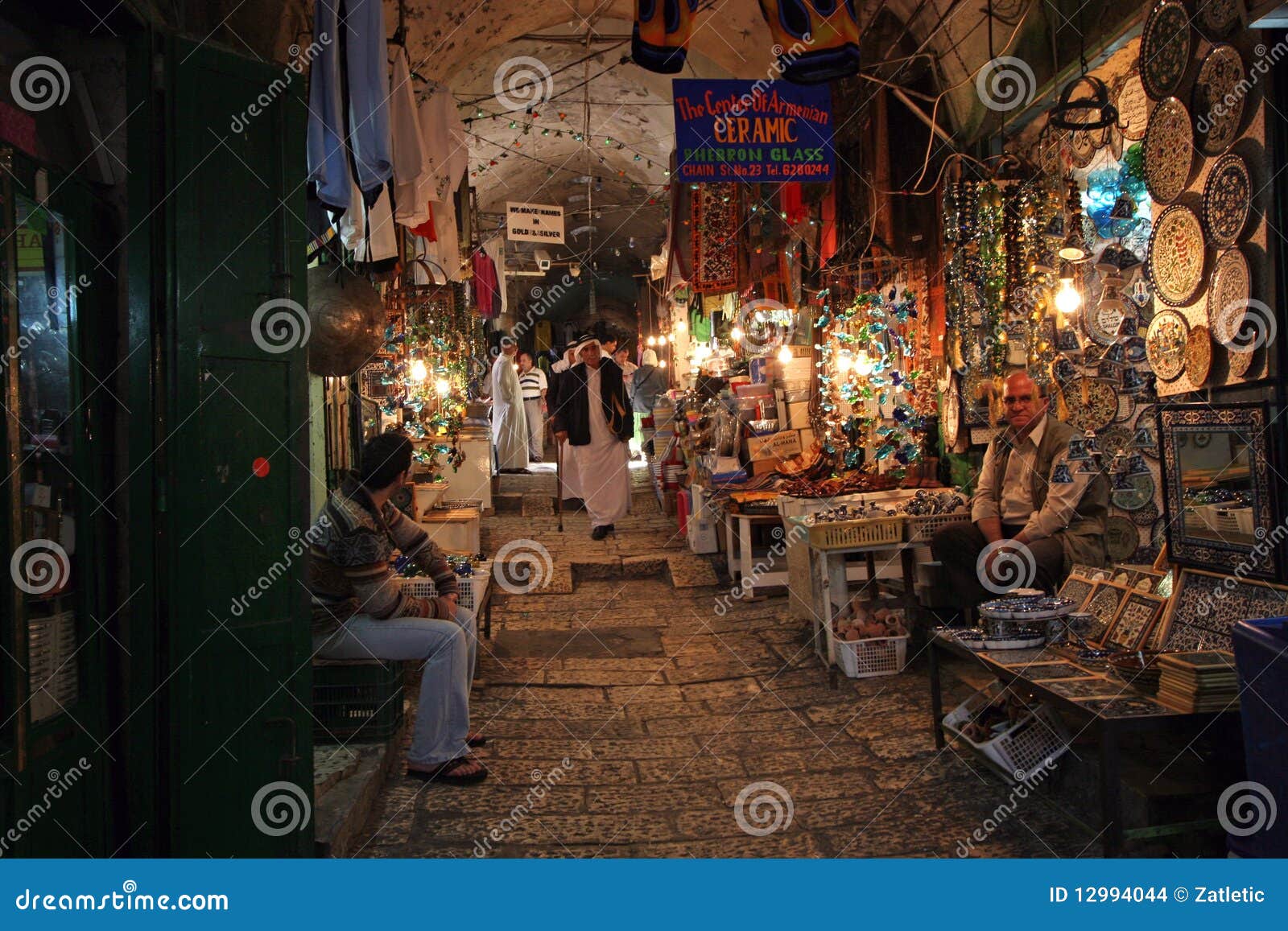 Jerusalem market editorial stock image. Image of arabian - 12994044