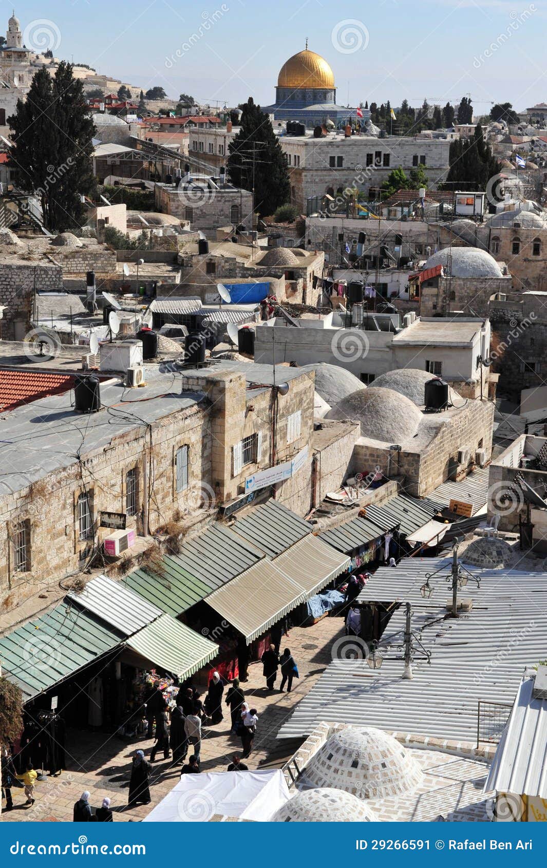 Jerusalem Old City editorial photo. Image of house, commerce - 29266591