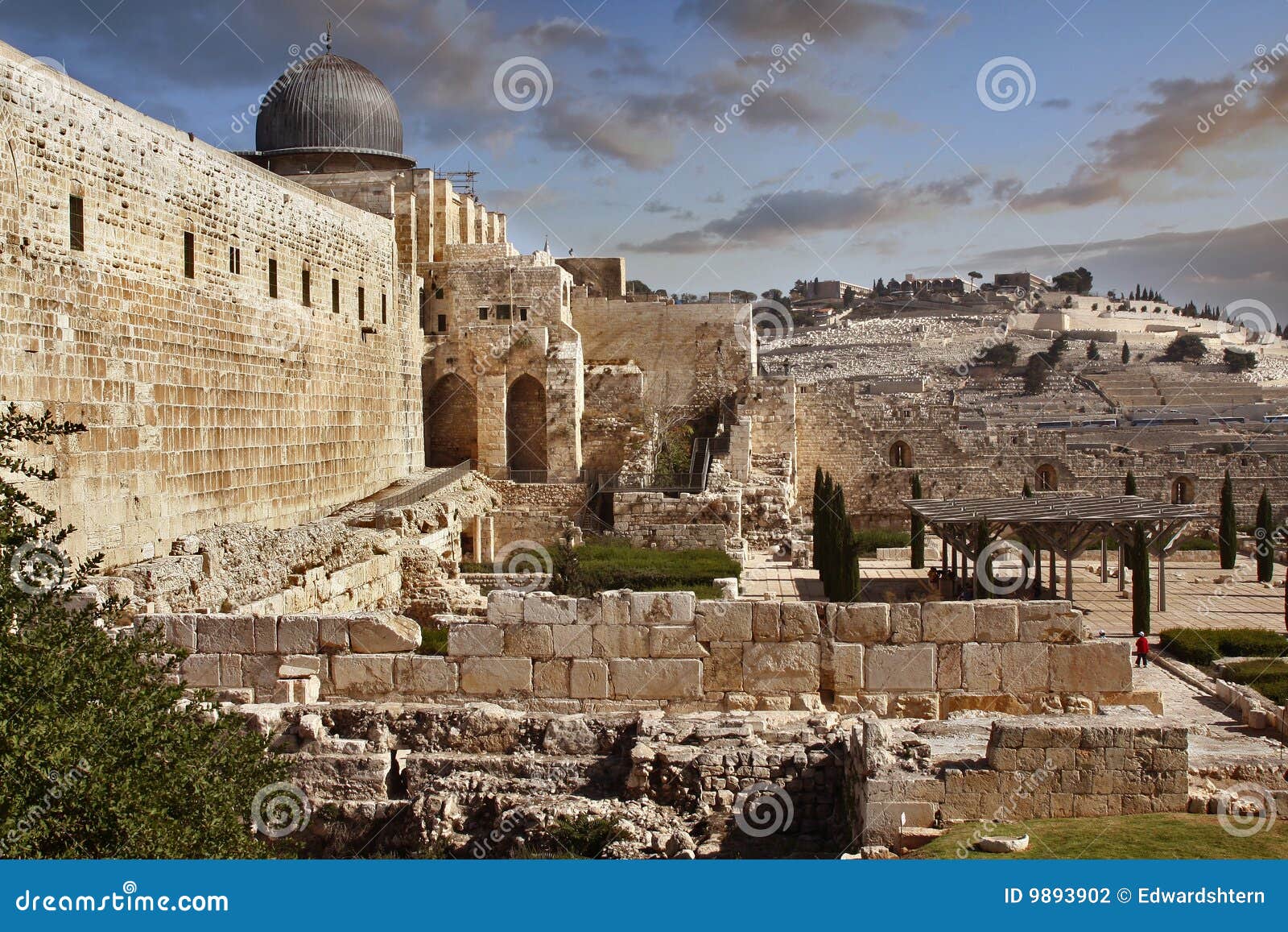 Jerusalem. Old city stock photo. Image of judaism, mosque - 9893902
