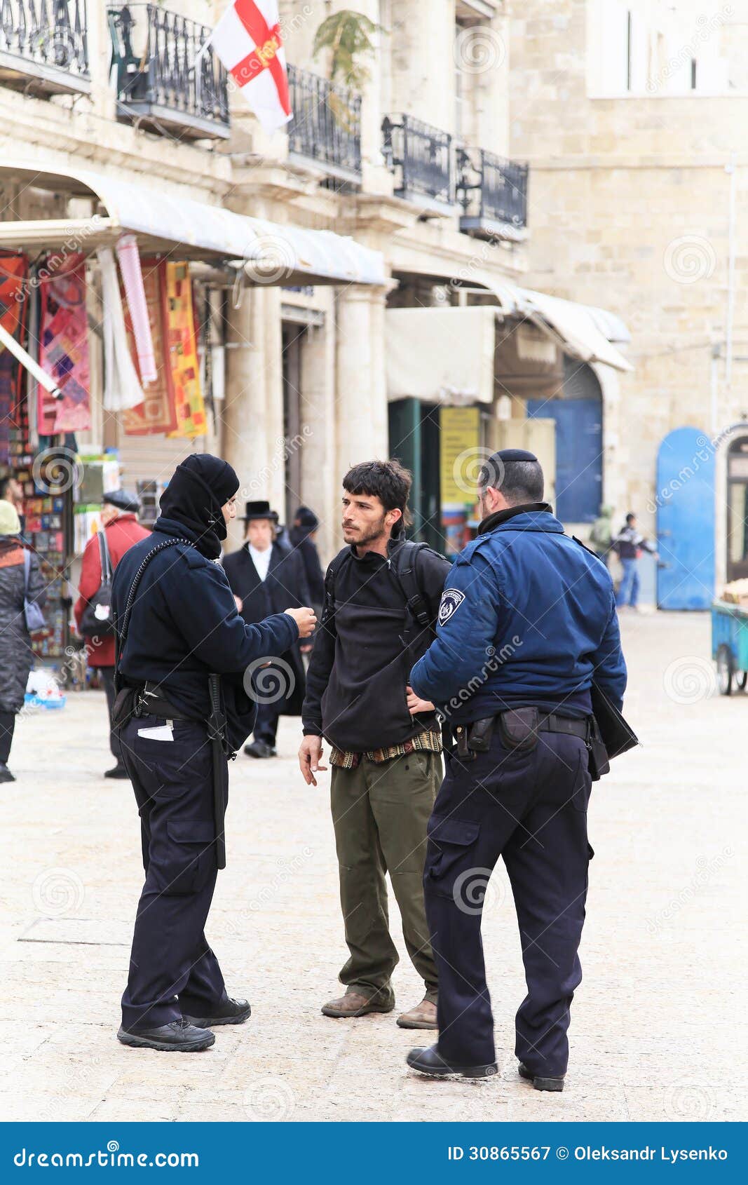 Jerusalem Police, Protection Editorial Photography - Image of ancient ...