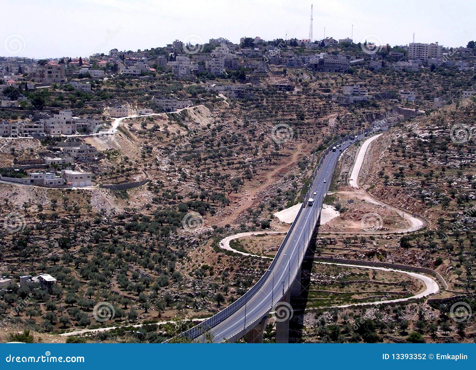 Jerusalem Road Beit Jala 2005 Stock Photo - Image of cityscape, ancient ...