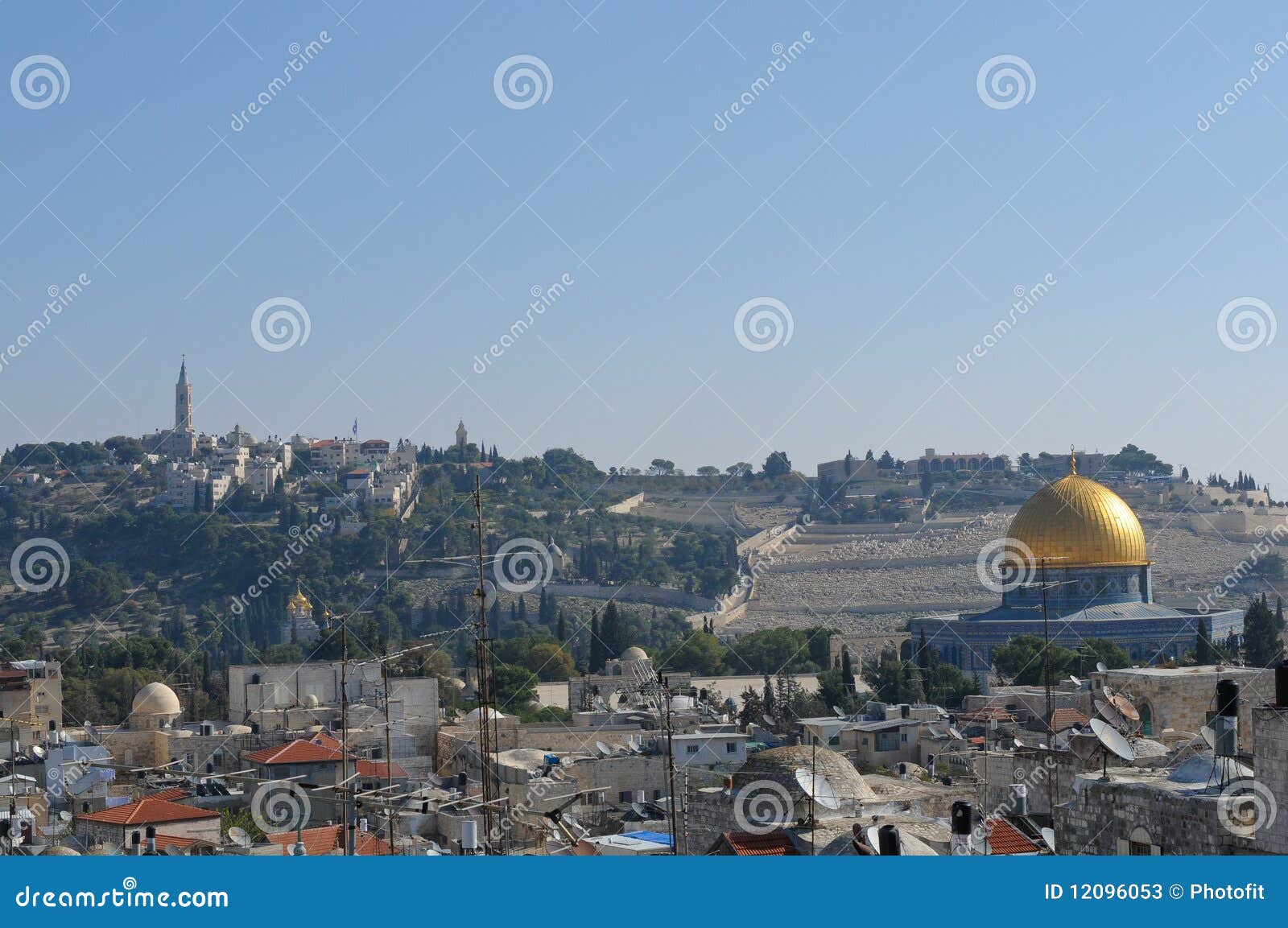 Jerusalem Skyline Royalty-Free Stock Photography | CartoonDealer.com ...