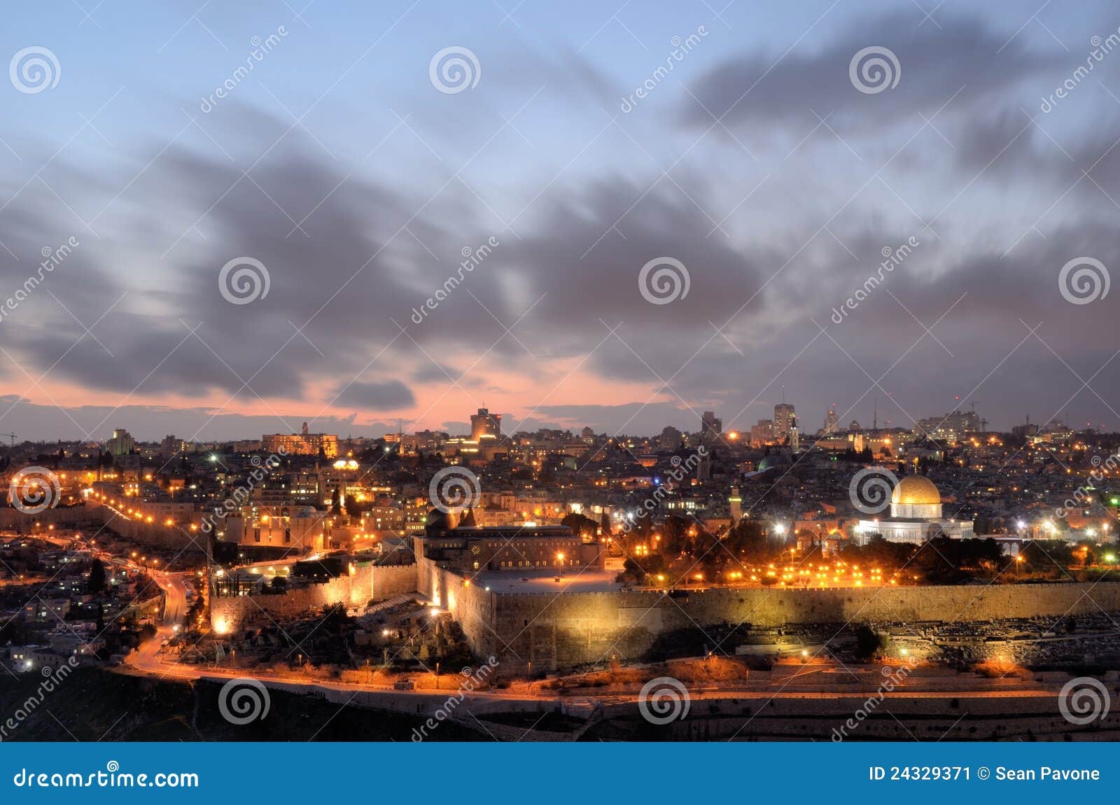 Jerusalem Skyline stock image. Image of cityscape, sightsee - 24329371