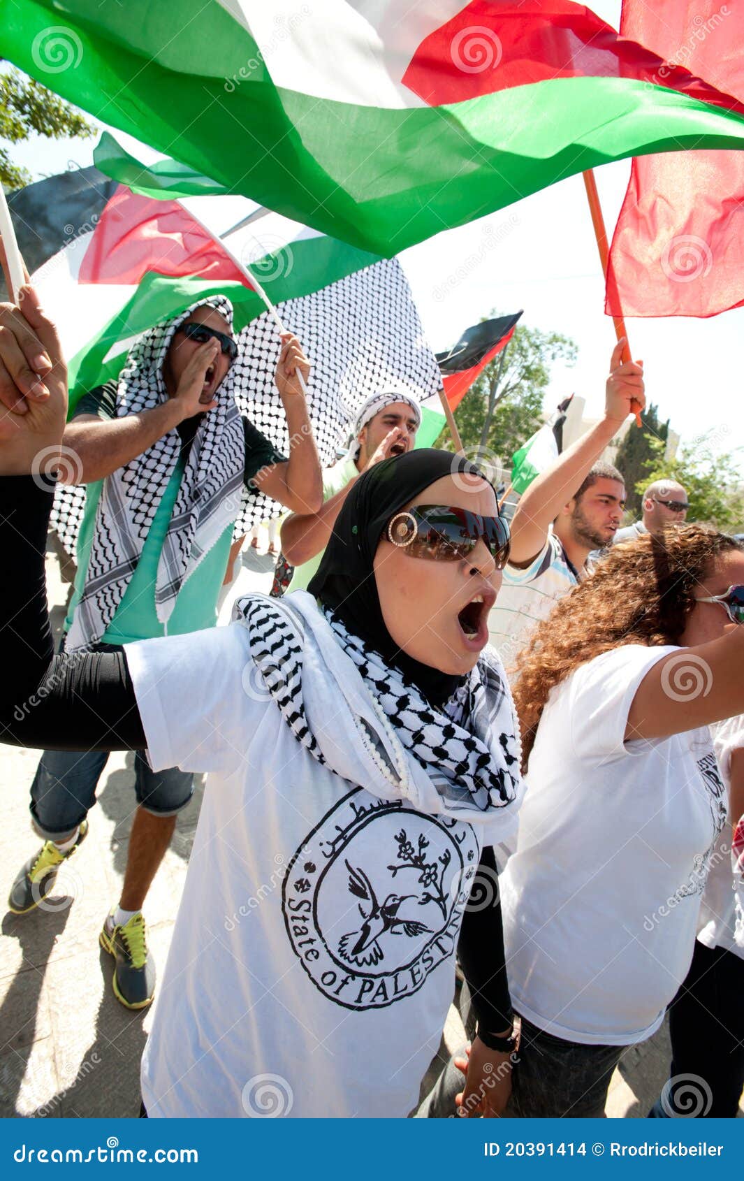 Jerusalem Solidarity March editorial stock image. Image of politics ...