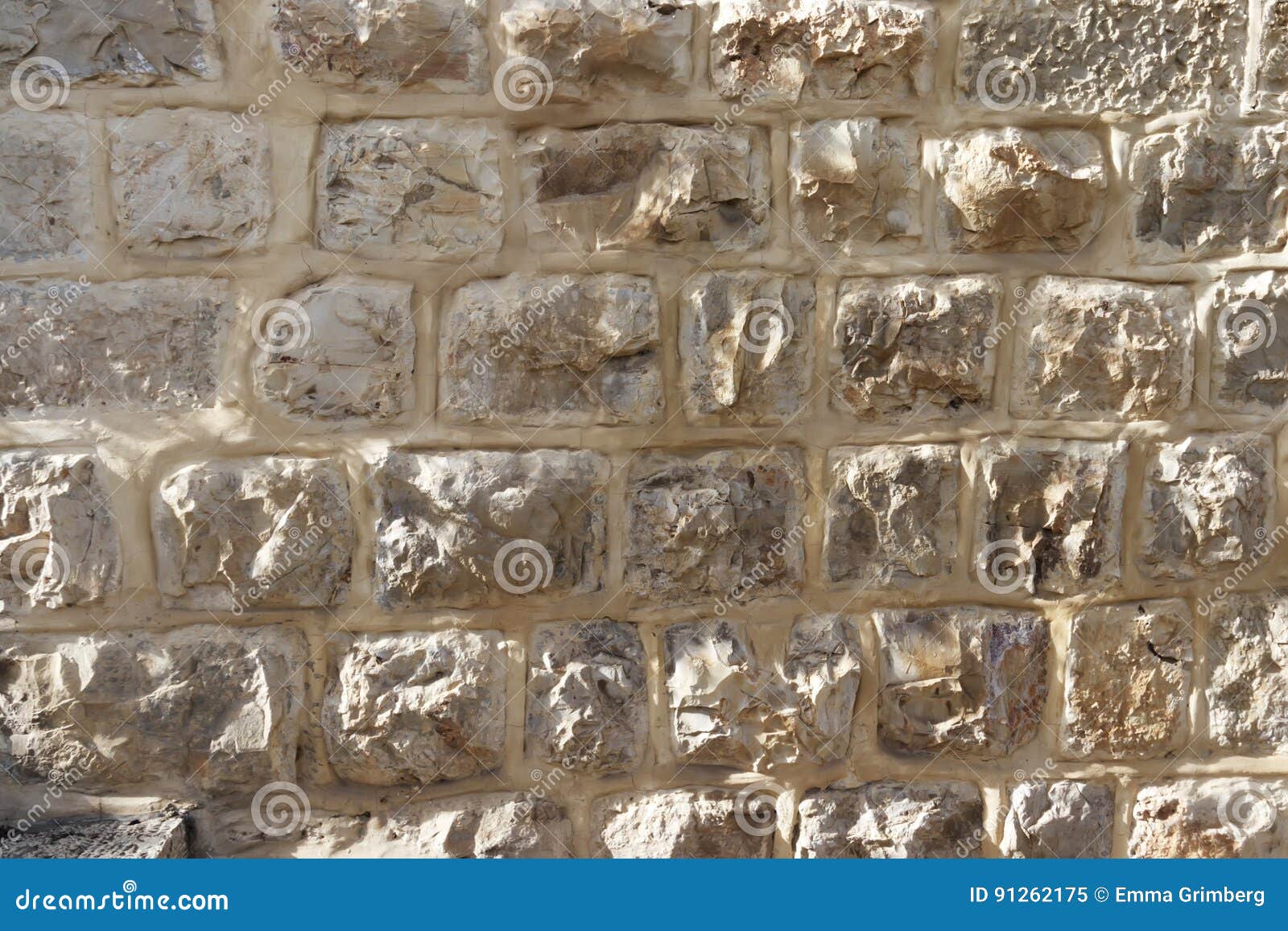 Jerusalem stone wall stock image. Image of detail, east - 91262175