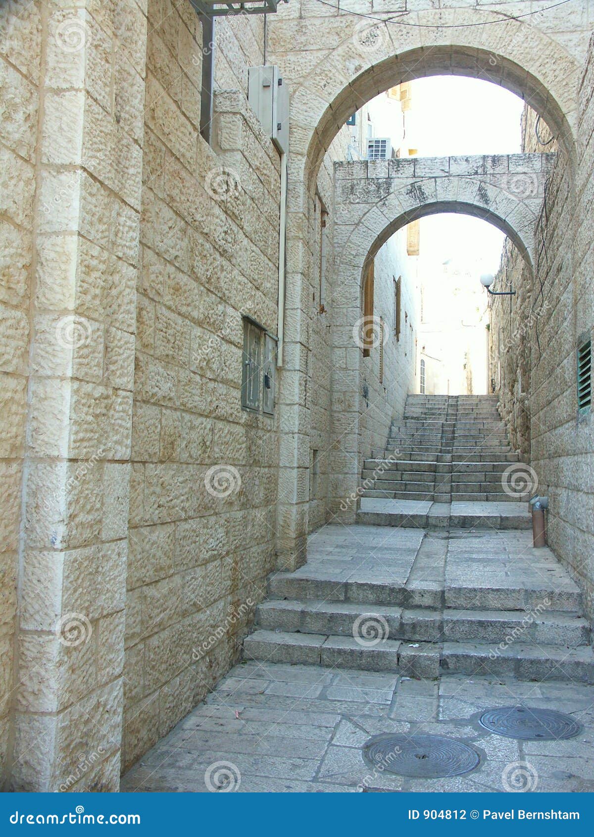 Jerusalem street stock photo. Image of east, holy, gold - 904812