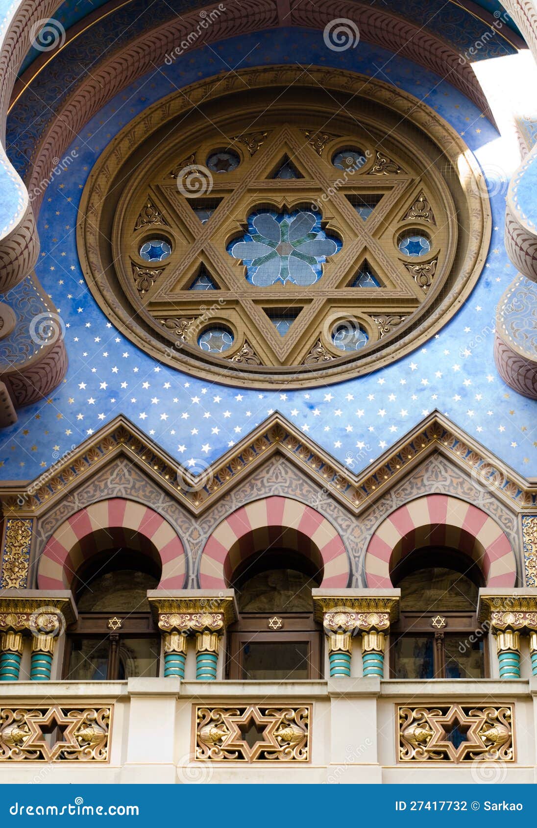 Jerusalem Synagogue, Prague Stock Photo - Image of historic, synagogue ...