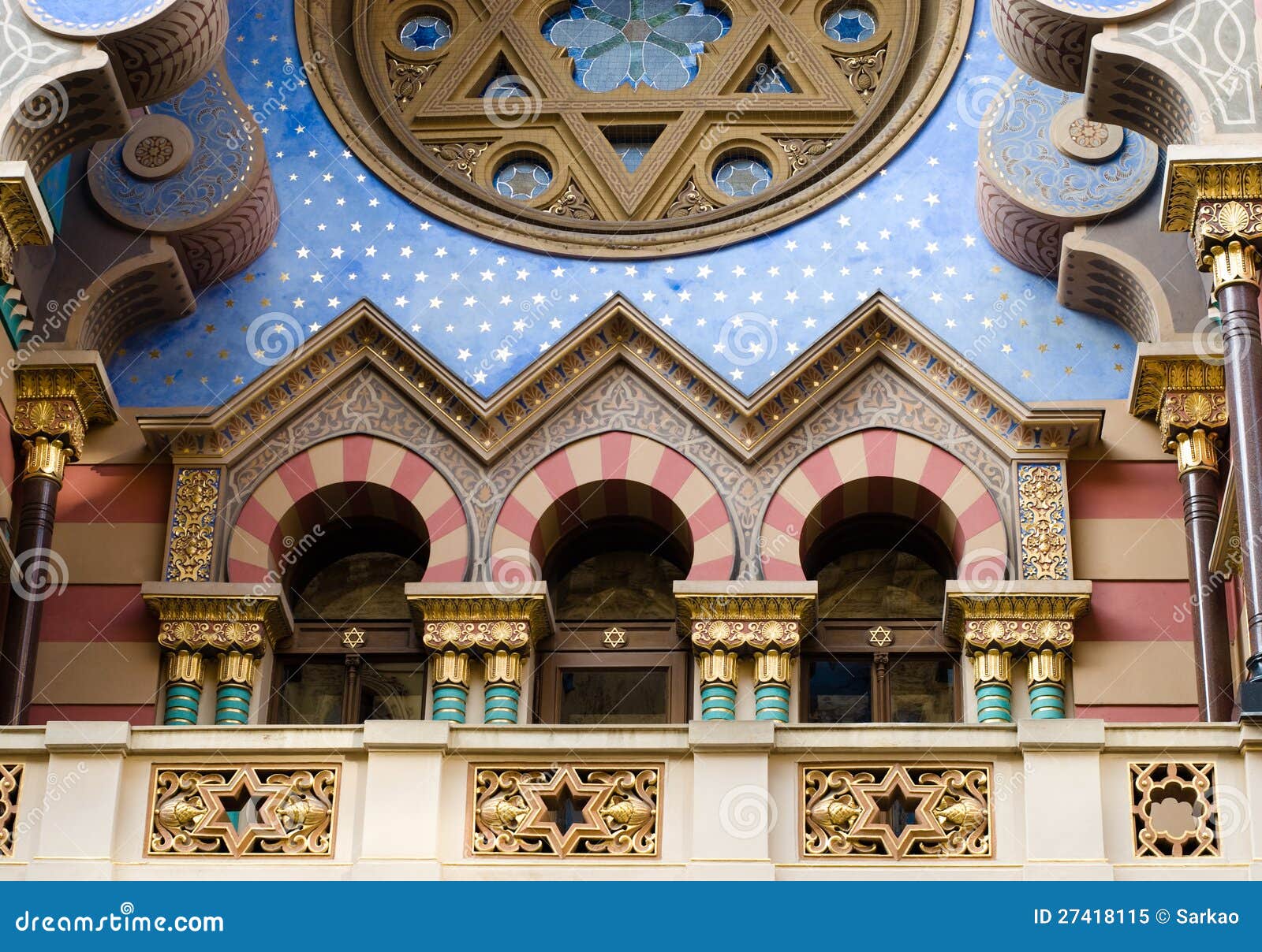 Jerusalem Synagogue, Prague Stock Image - Image of jews, judaism: 27418115