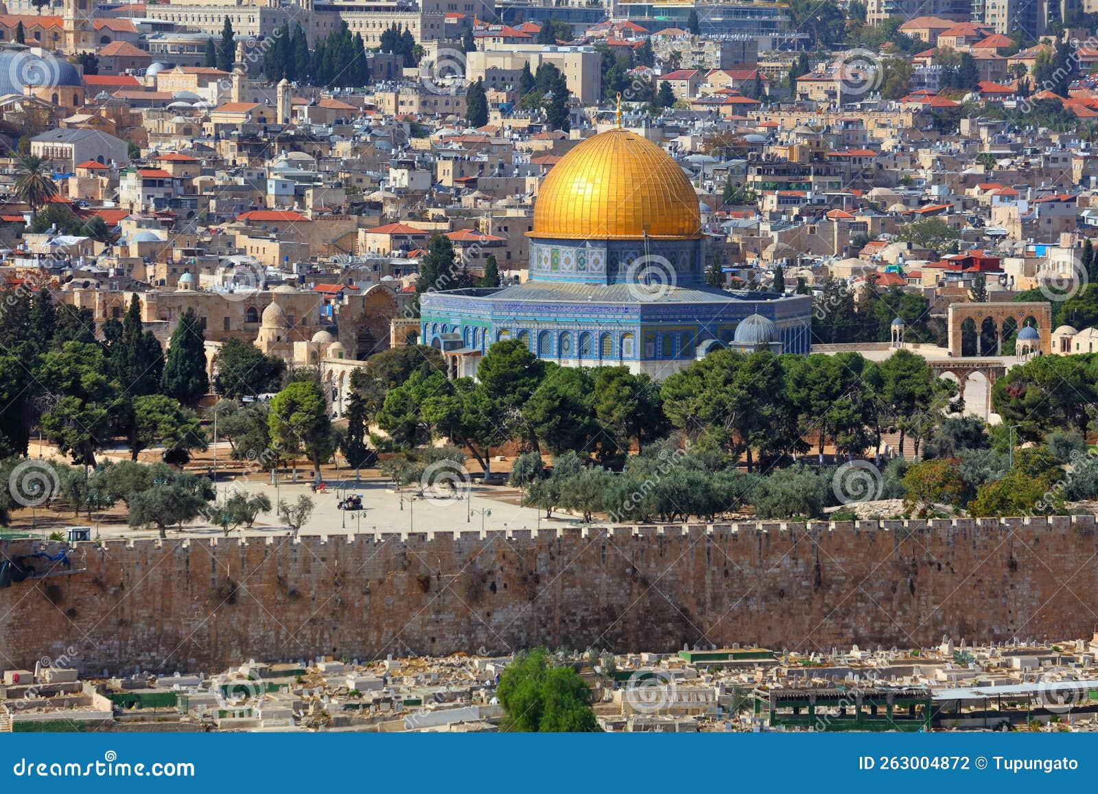 Jerusalem Temple Mount stock photo. Image of monument - 263004872