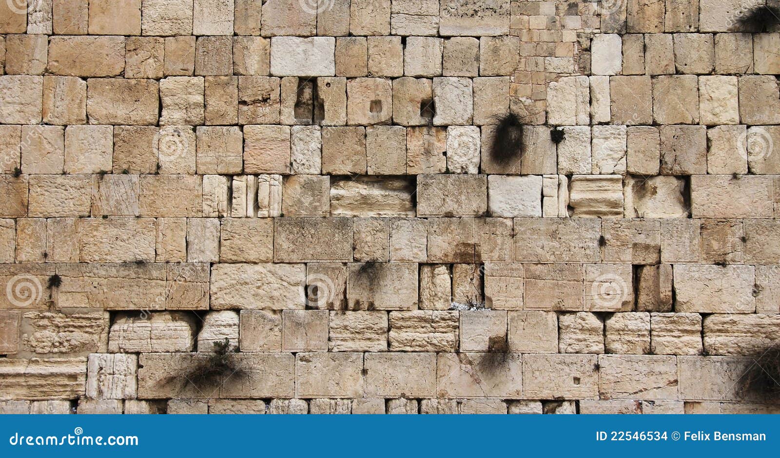 Jerusalem Wailing Wall - Closeup Stock Photo - Image of jerusalem ...