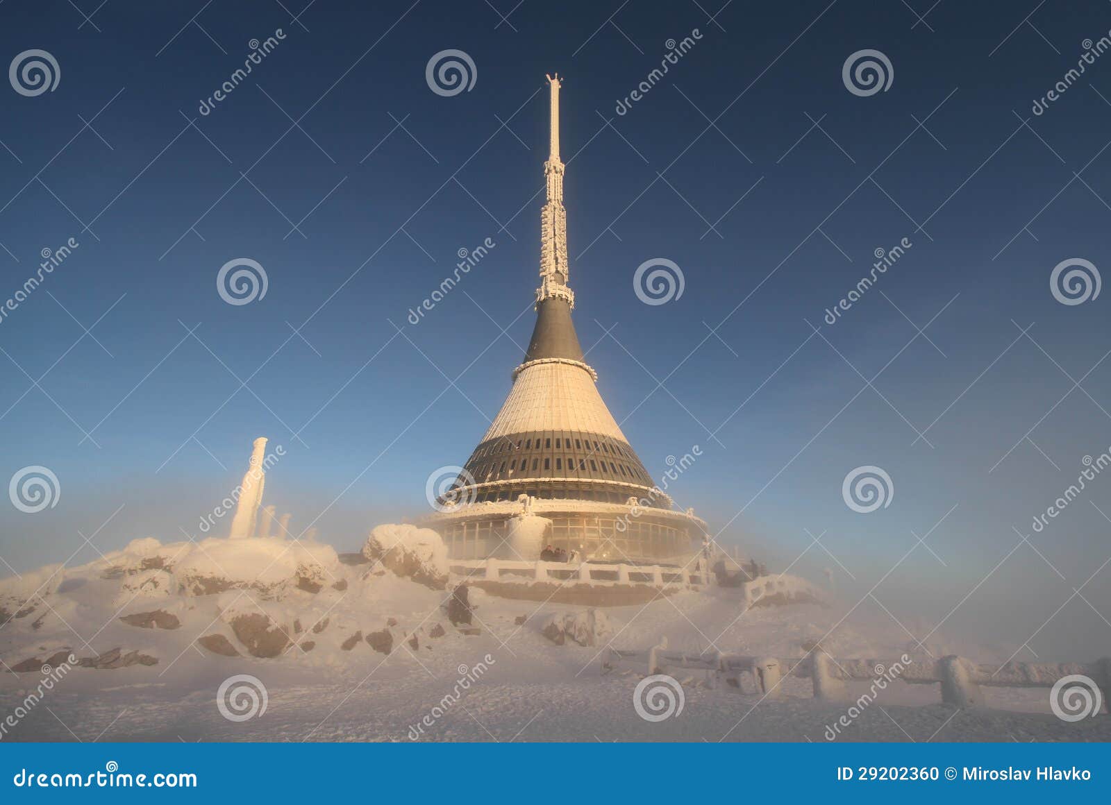 Jested stock photo. Image of view, czech, snowy, season - 29202360