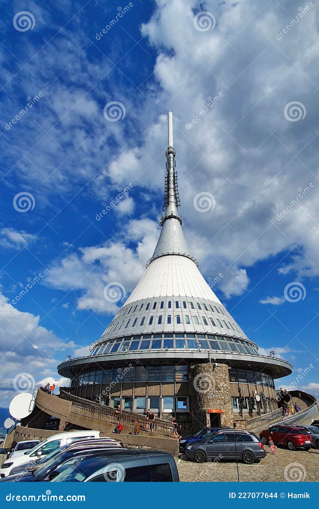 Jested Tower, Liberec, Czech Republic Editorial Stock Image - Image of ...