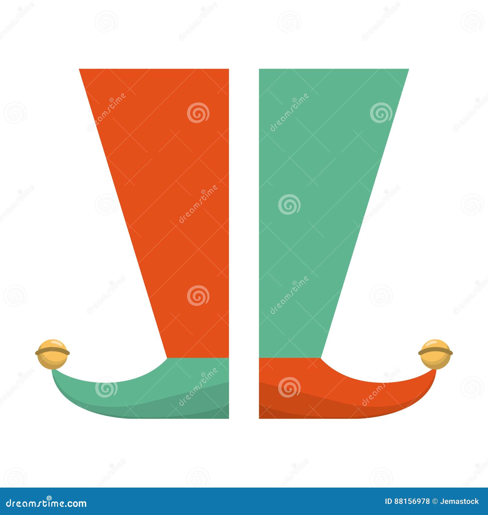 Jester boots shoes image stock illustration. Illustration of costume ...