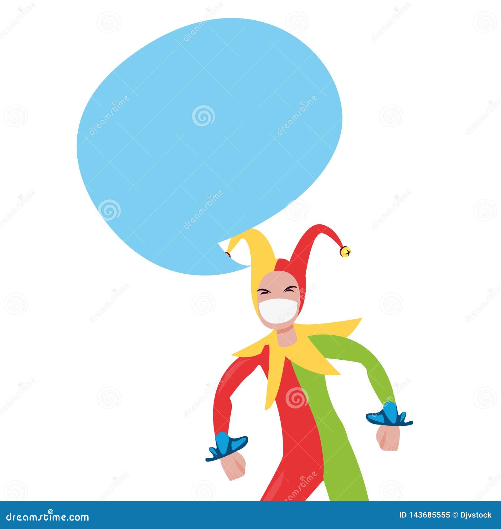 Jester comic april fools stock illustration. Illustration of crazy ...