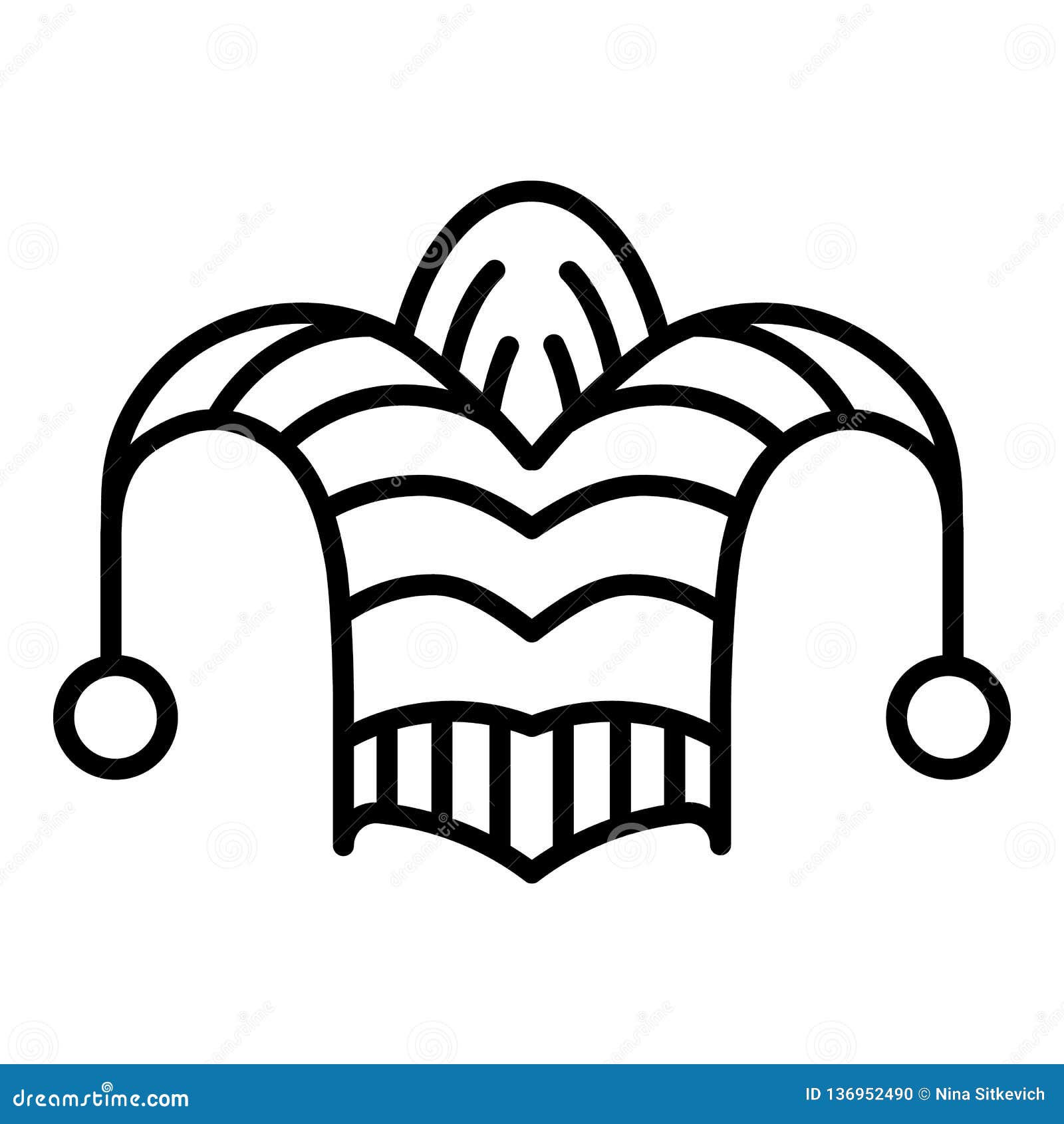 Jester Hat Outline