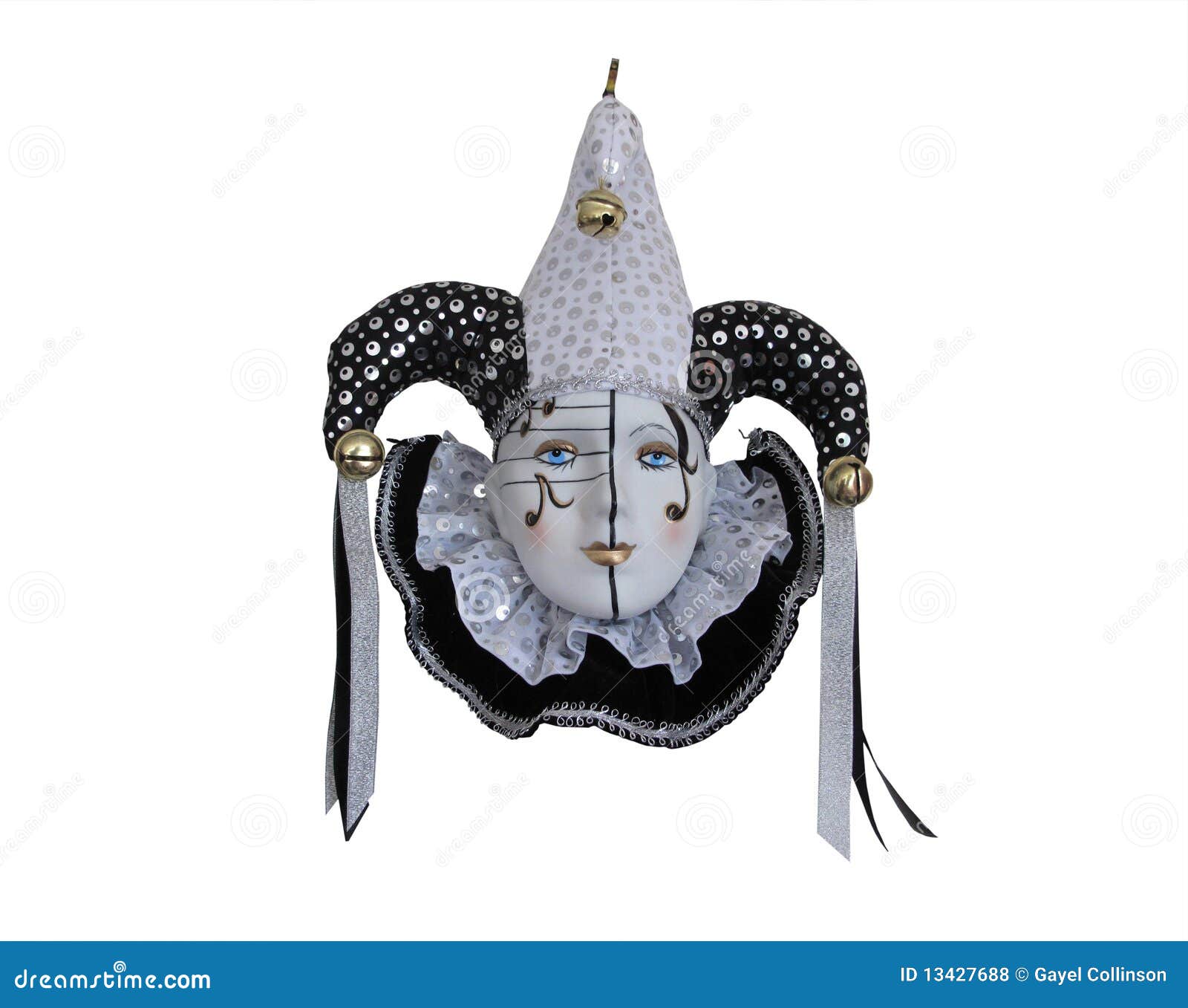 Jester mask stock photo. Image of facade, mask, path - 13427688