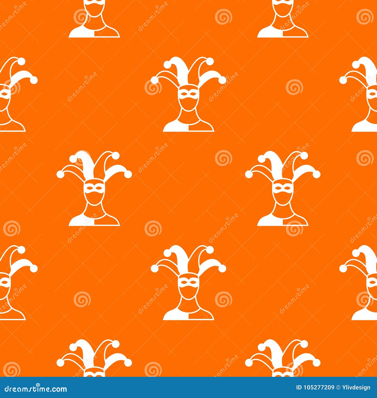 Jester pattern seamless stock vector. Illustration of character - 105277209