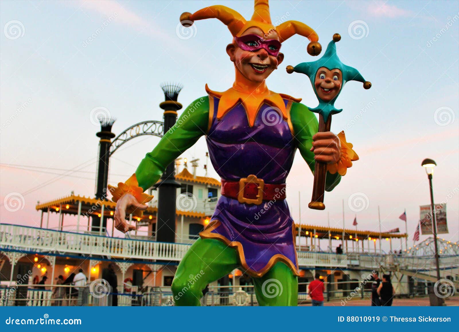 Jester by Riverboat editorial stock image. Image of sceptre - 88010919