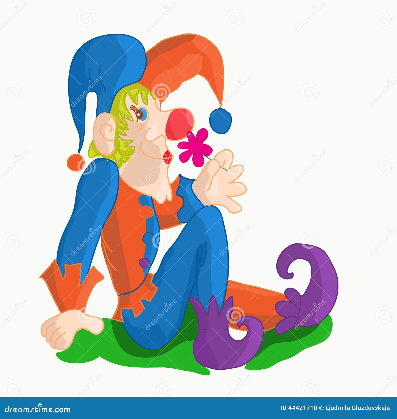 Jester stock illustration. Illustration of costume, house - 44421710