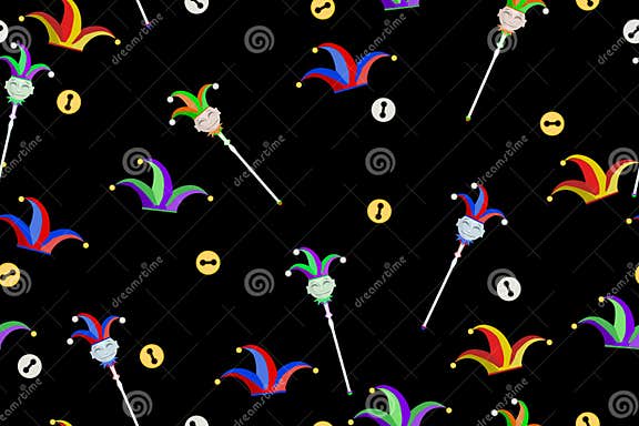 Jester Tile Texture ilustração do vetor. Ilustração de variedade - 98655142