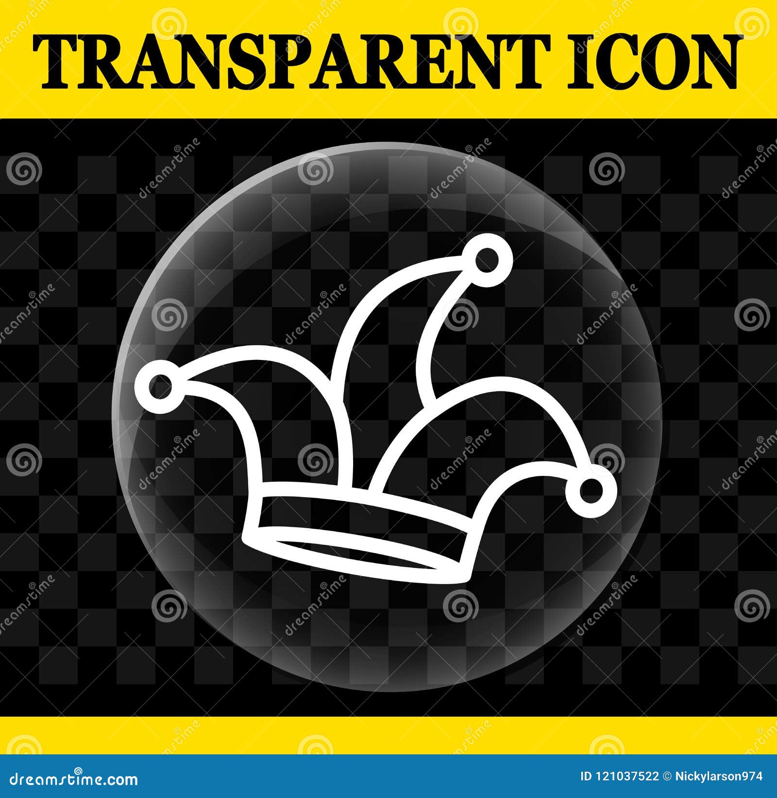 Jester Cap. Vector Black Engraving Illustration Isolated On White ...