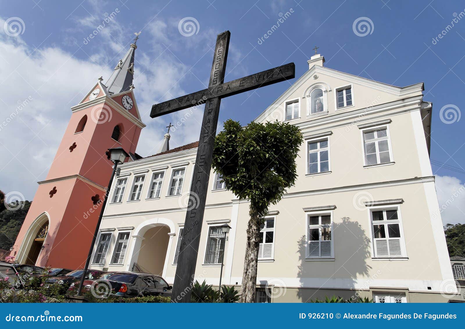 Jesuit Monastery and Church in Petropolis Stock Photo - Image of ...