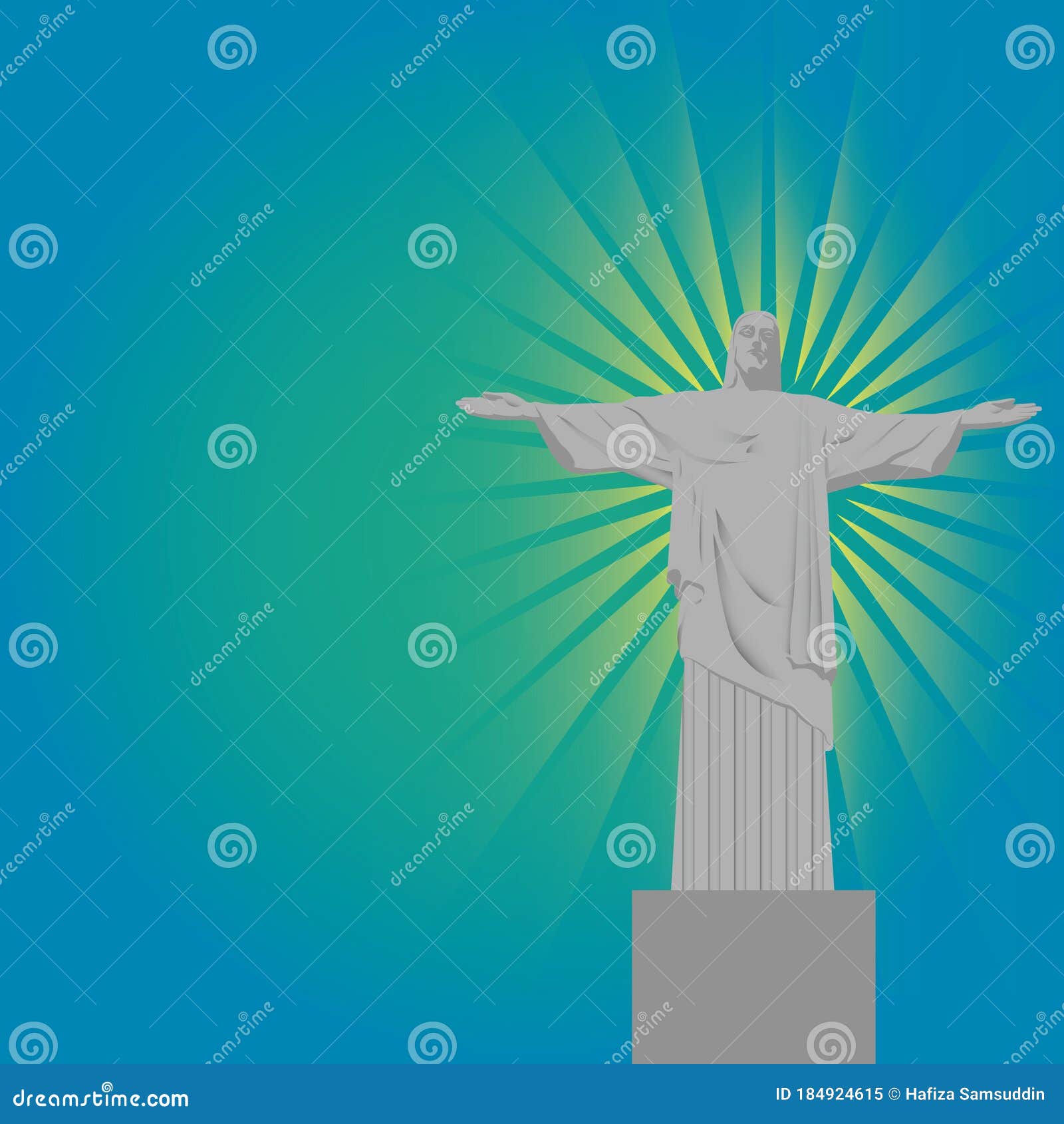 Jesus Background. Vector Illustration Decorative Background Design ...