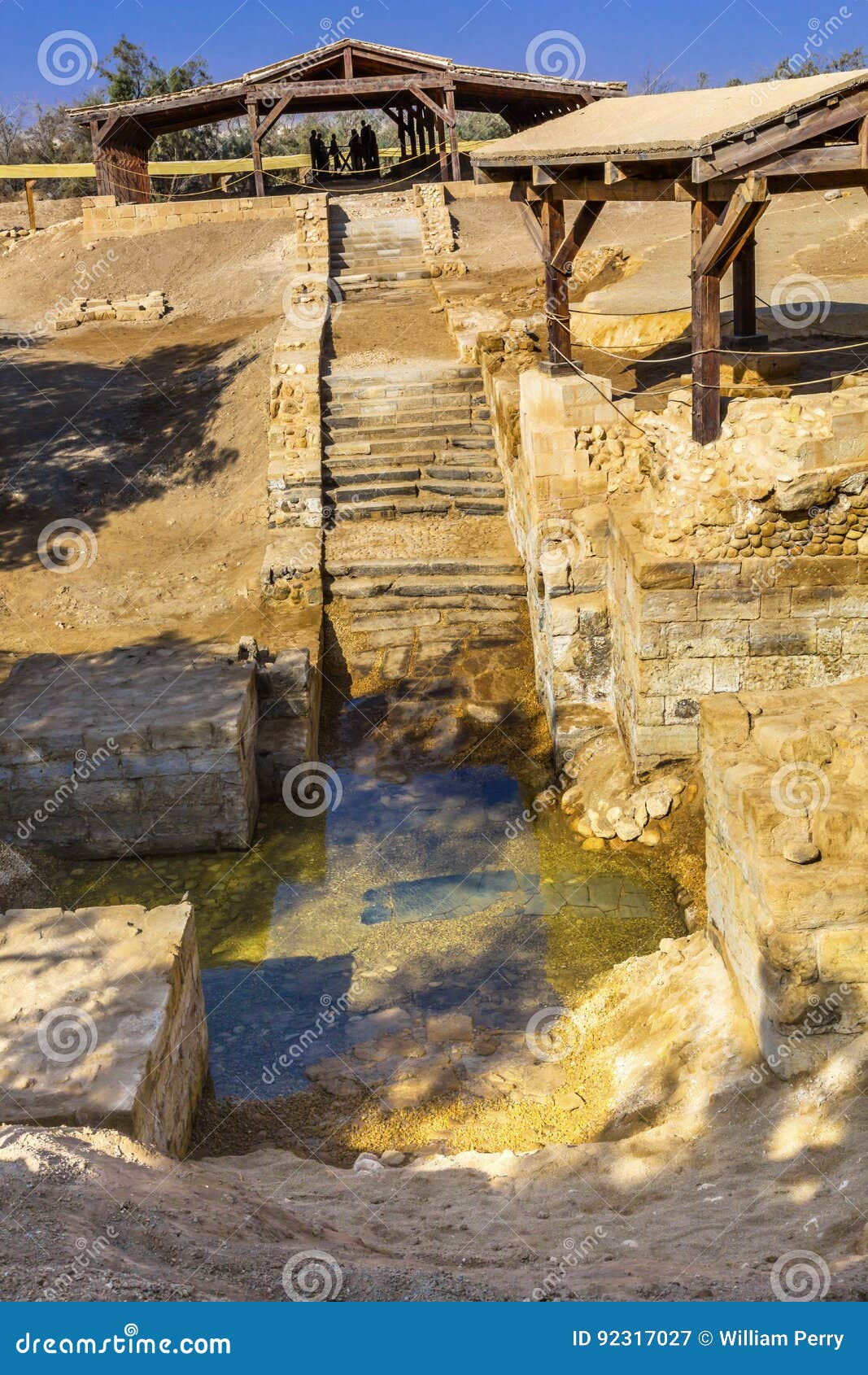 Jesus Baptism Site John Baptist Bethany Beyond Jordan Immagine Stock ...