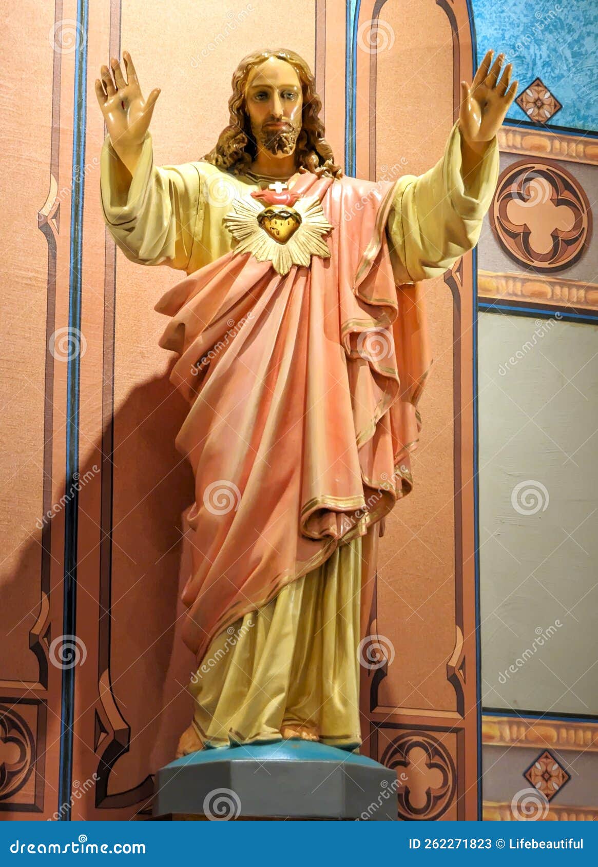 Jesus blessing stock image. Image of clothing, sacred - 262271823