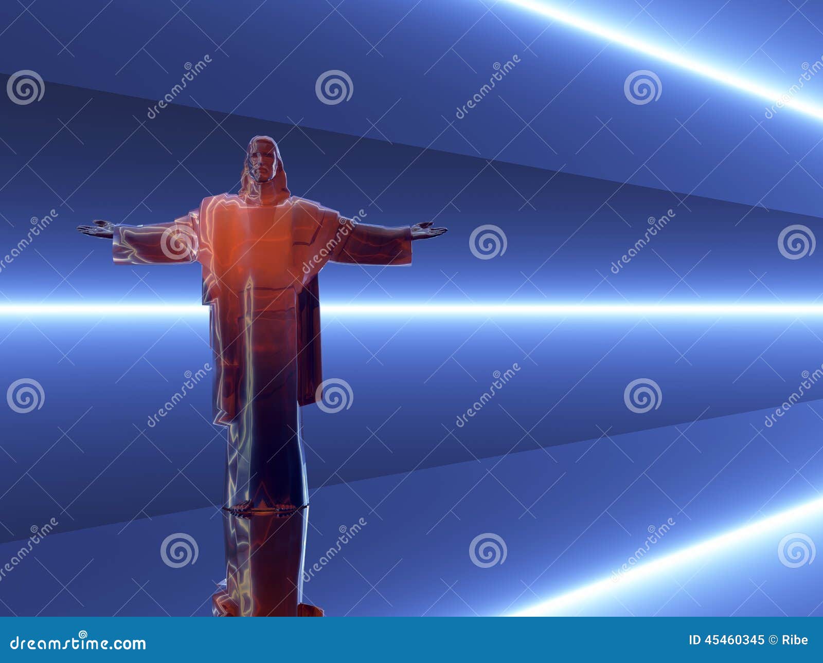 Jesus Christ Abstract Background Stock Illustration - Illustration of ...