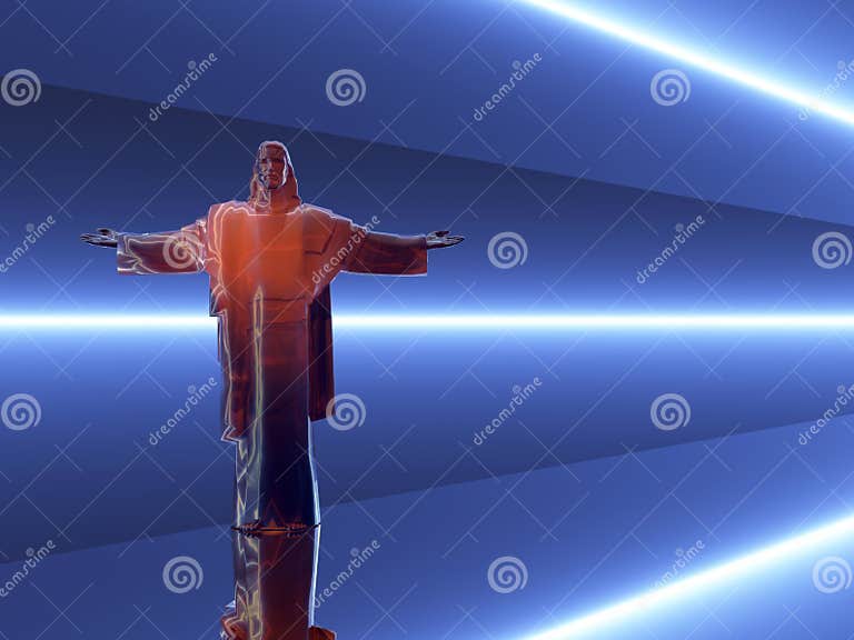Jesus Christ Abstract Background Stock Illustration - Illustration of ...