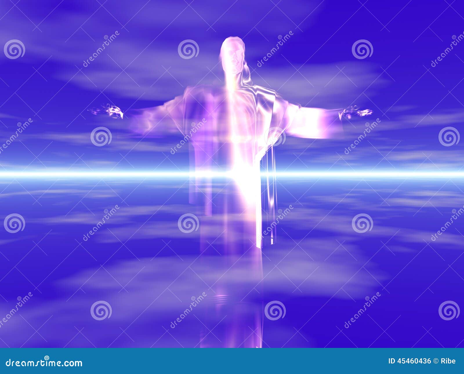 Jesus Christ Abstract stock illustration. Illustration of abstract ...