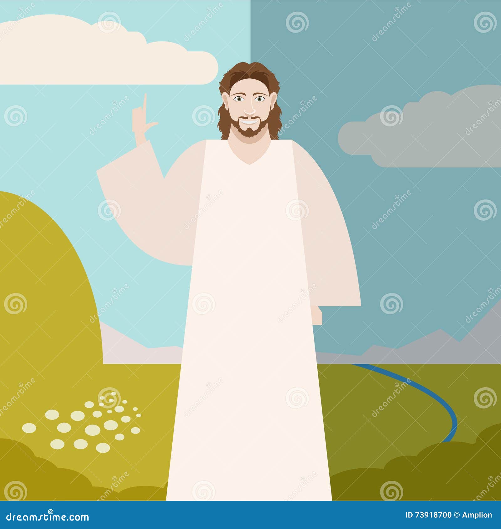 Jesus Christ Banner Stock Illustrations – 9,045 Jesus Christ Banner ...