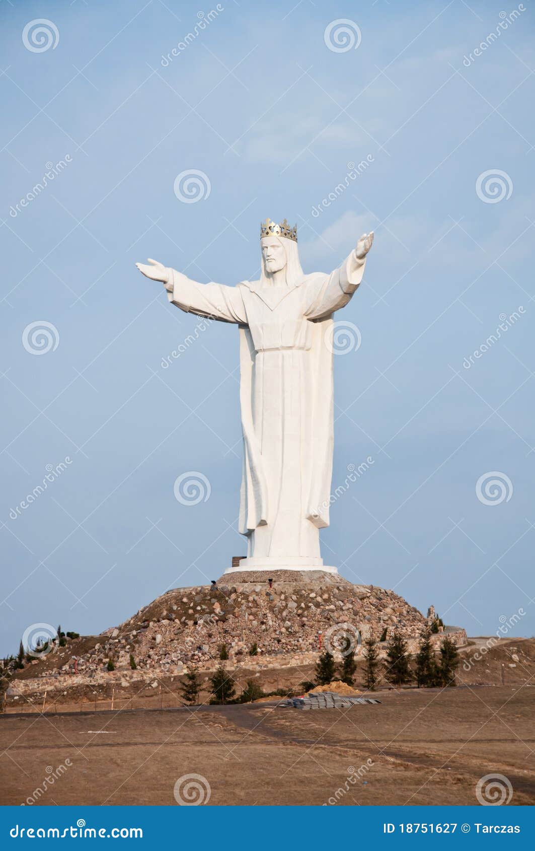 Jesus Christ big monument stock image. Image of religious - 18751627