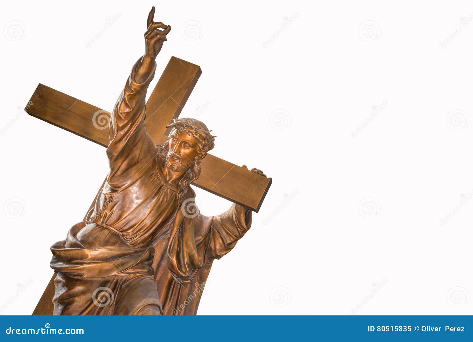 Jesus Christ Carrying Cross Stock Image - Image of good, angel: 80515835