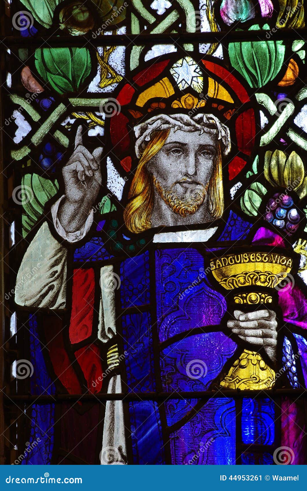 Jesus Christ Che Tiene Un Calice Fotografia Editoriale - Immagine di ...