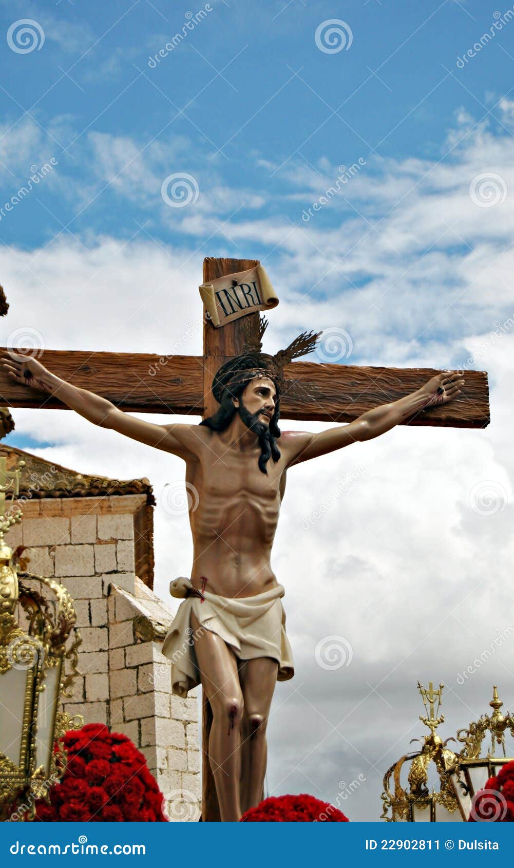Jesus Christ On The Cross Stock Image - Image: 22902811