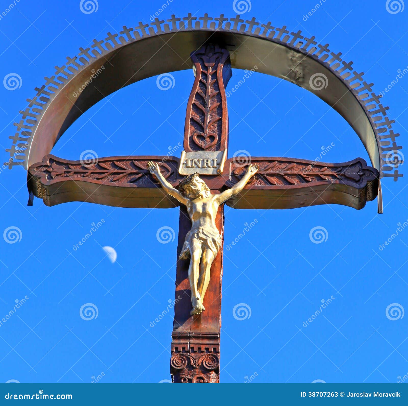 Jesus Christ On The Cross Royalty-Free Stock Photo | CartoonDealer.com ...