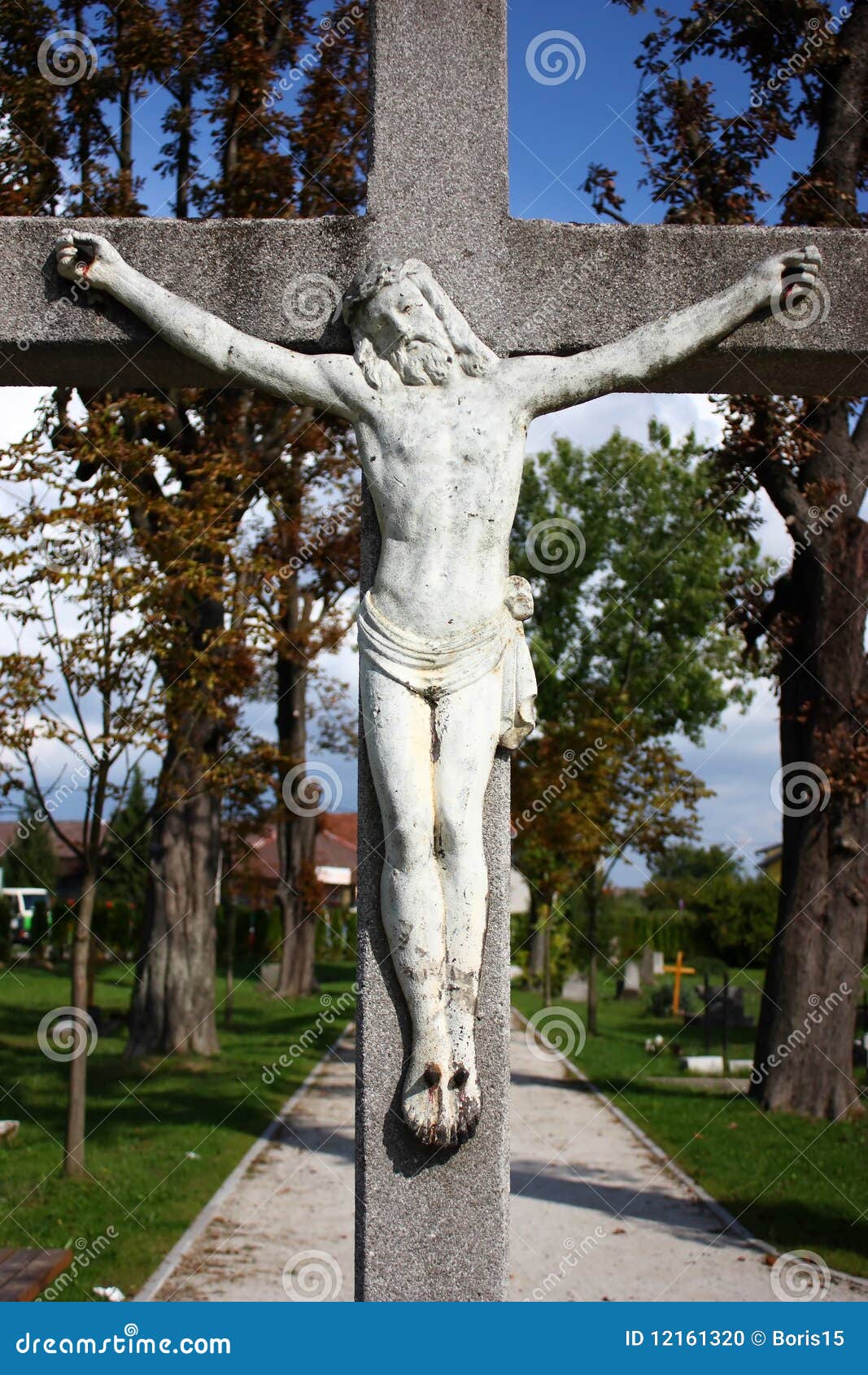Jesus Christ crucified stock photo. Image of jesus, heaven - 12161320