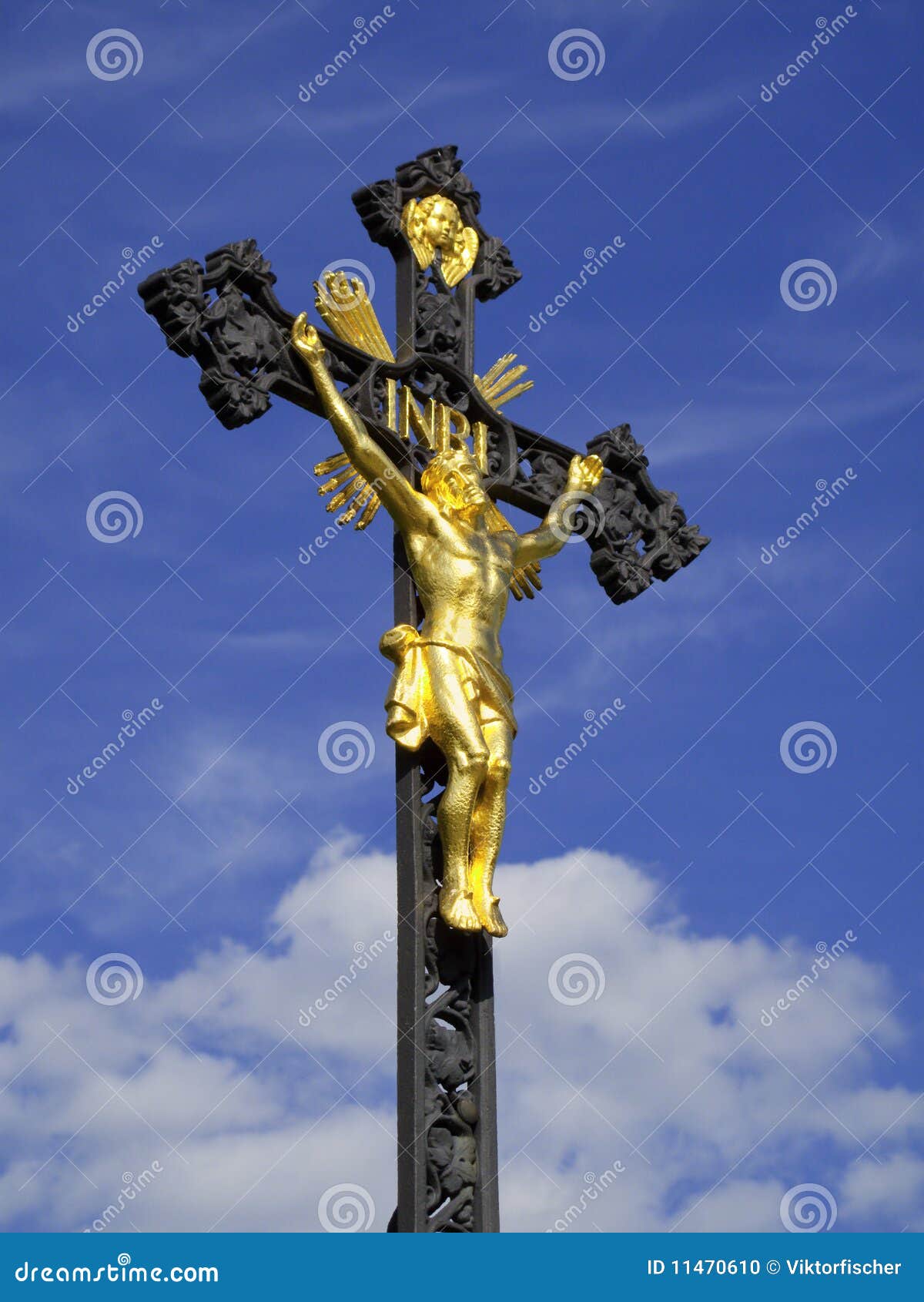 Jesus Christ on crucifix stock photo. Image of salvation - 11470610