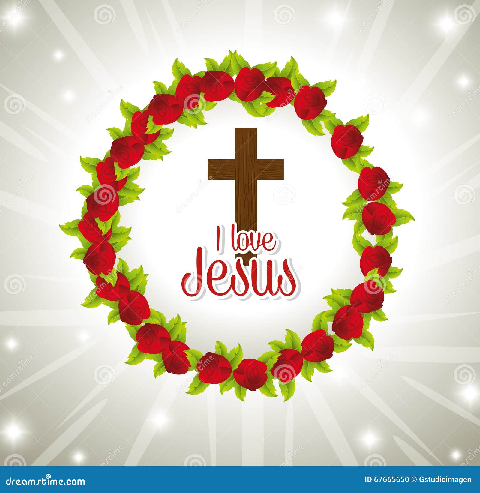 Jesus christ design stock illustration. Illustration of sign - 67665650