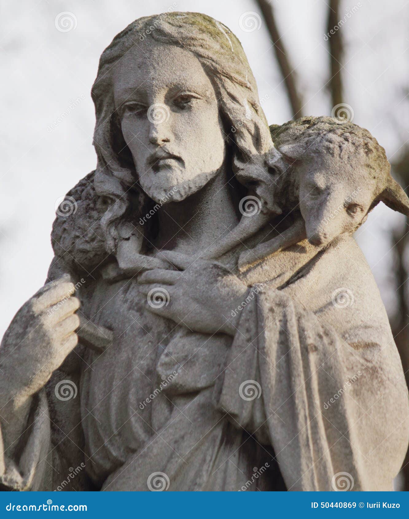 Jesus Christ - the Good Shepherd (art Composition) Stock Image - Image ...