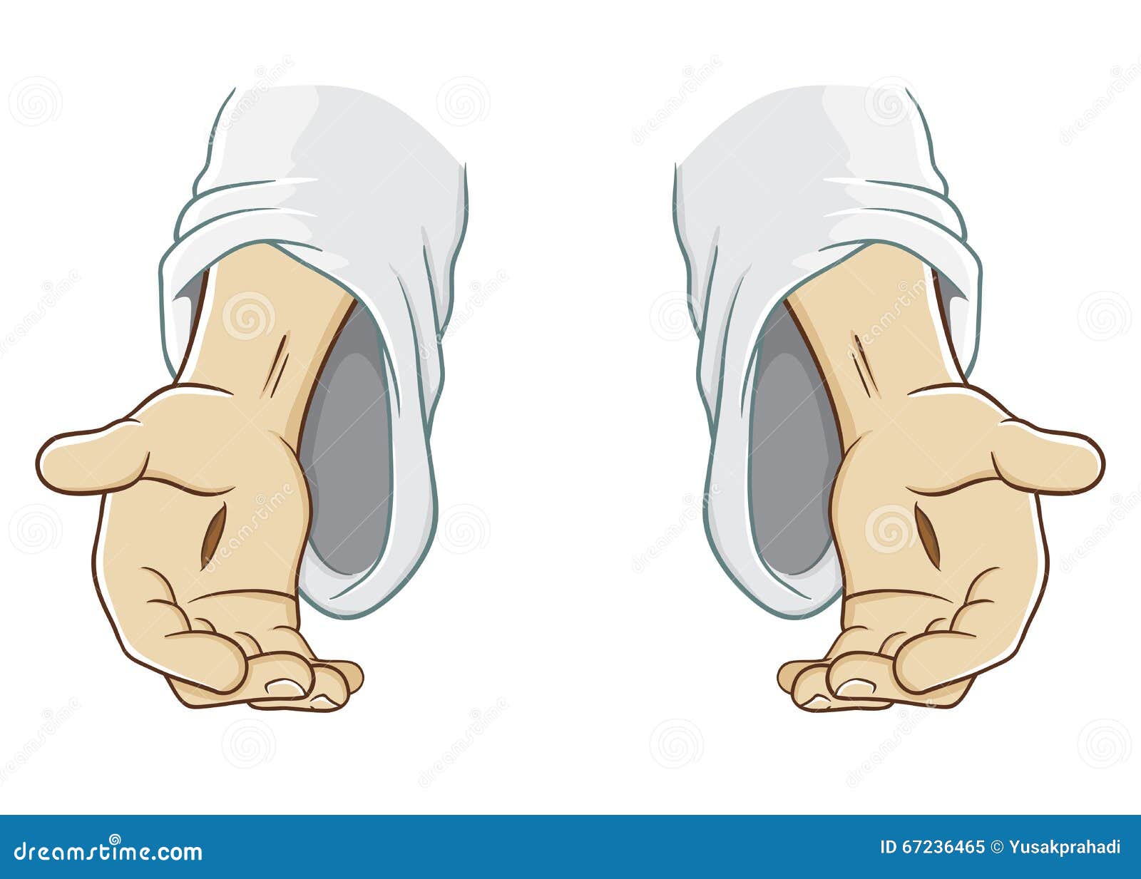 Jesus Christ Hand Reaching Out Vector Illustratie - Illustration of ...